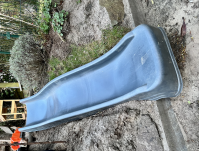 Rutsche Flow 220cm, Anbaurutsche für Spielturm | Wickey.de